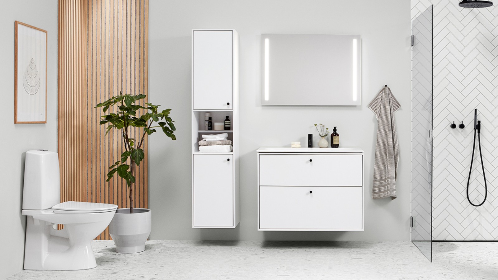 Modernt eller lyxigt badrum – skapa ditt badrum | Ifö