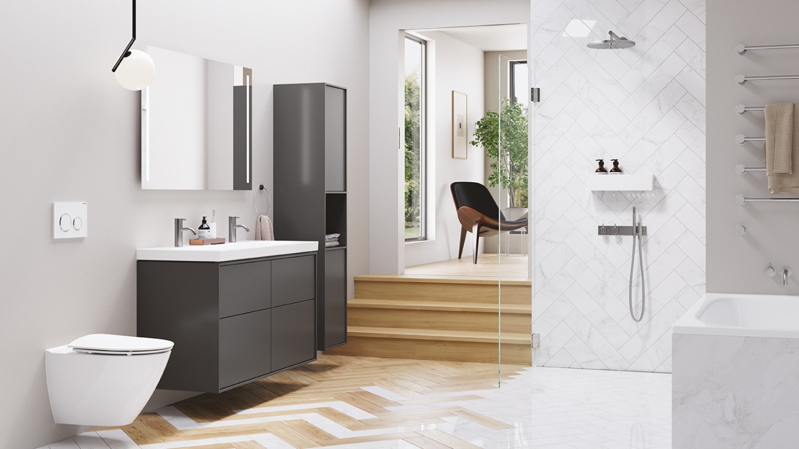 Hitta badrumsdesign som matchar din stil | Ifö